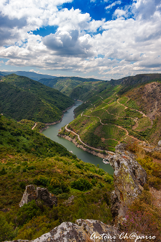 Solsones en Imagenes: Galicia, Ribeira Sacra: Los Cañones del rio Sil