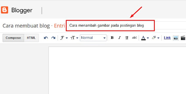 Cara membuat blog