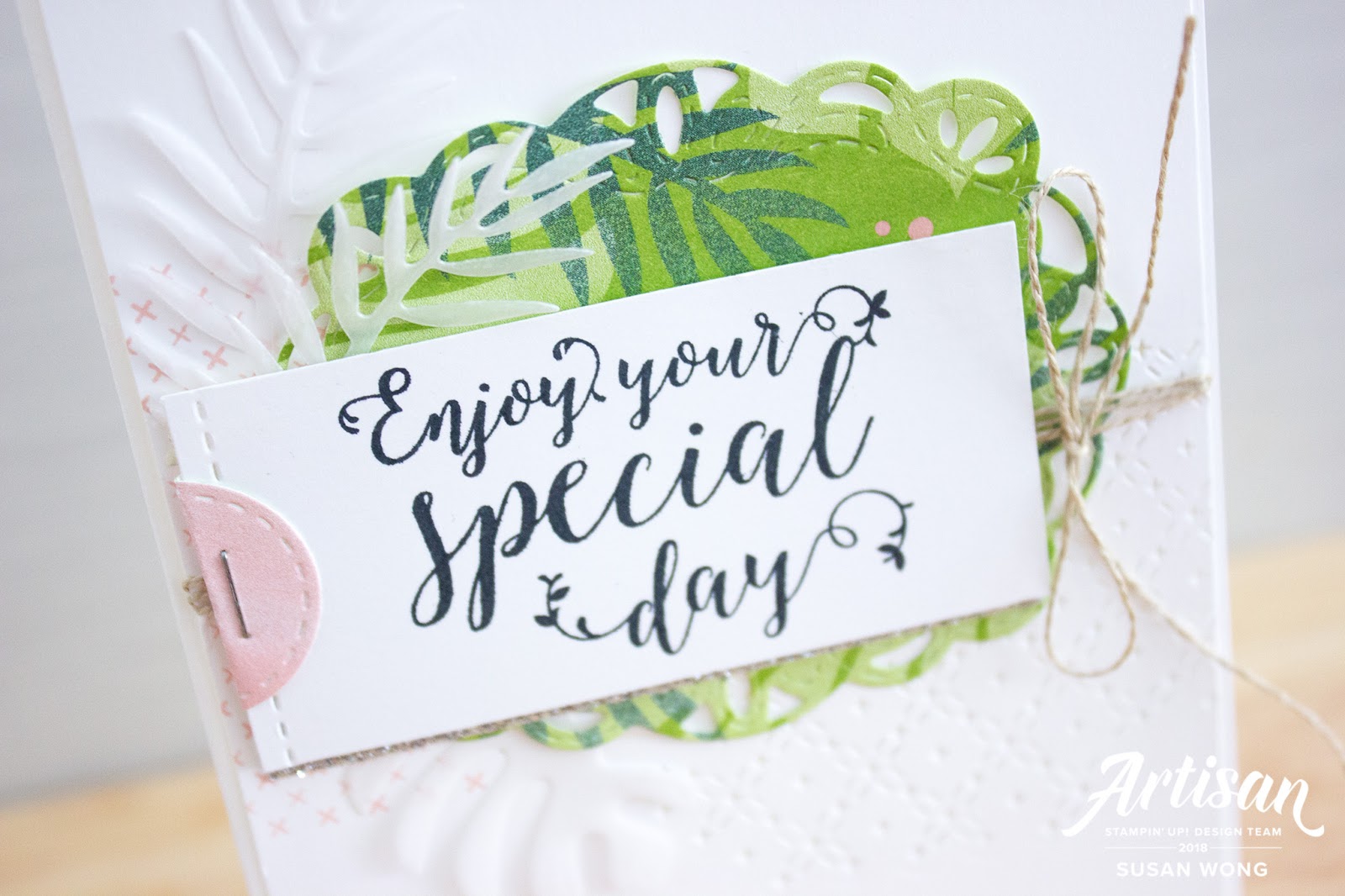 Stitched All Around - Stampin' Up! Artisan Blog Hop