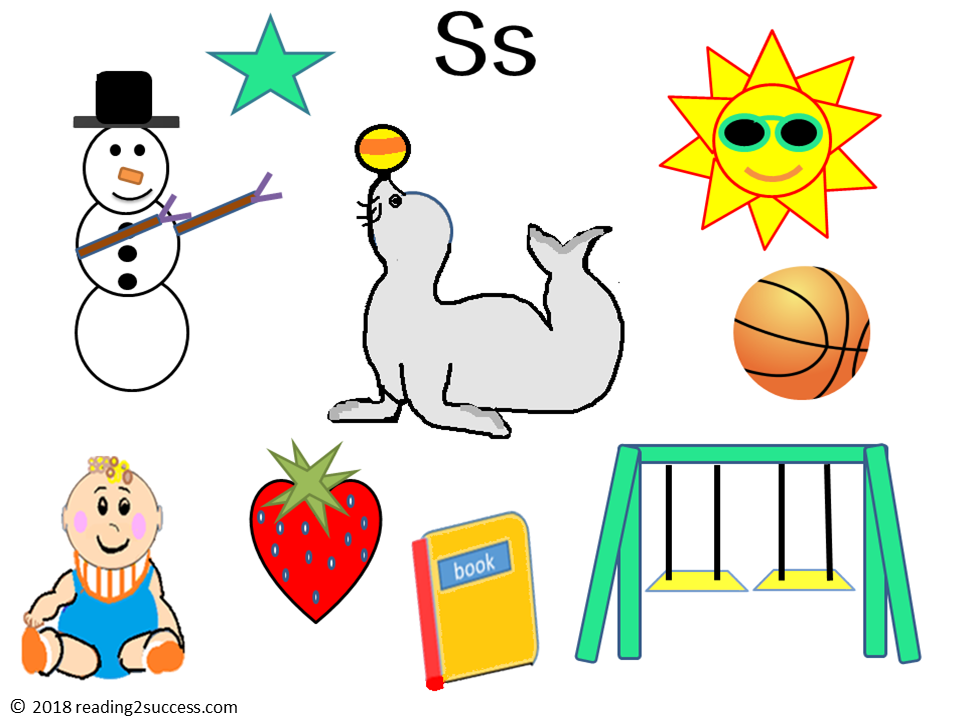 Reading2success: Identifying beginning sounds b, f, h, k, l, s, t, w ...