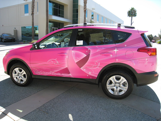 SFDstudio: Toyota RAV4 looking Pretty in Pink for Breast Cancer ...