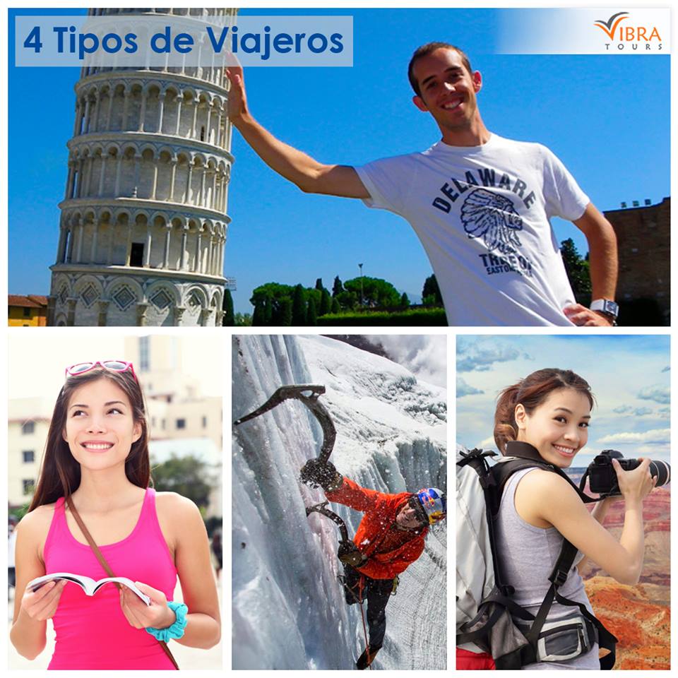 Vibra Tours: Conoce los 4 tipos de viajeros ¿Cuál eres tú?