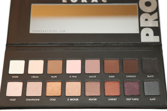 LORAC Pro Palette Review & Swatches - From Head To Toe