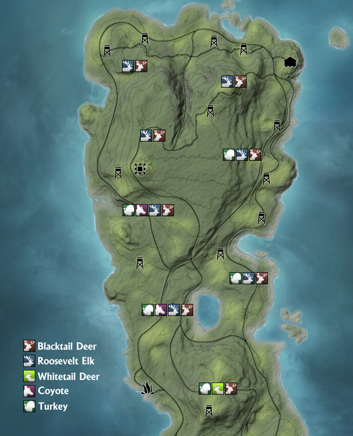 TheHunter - Руководство: 01. whitehart island