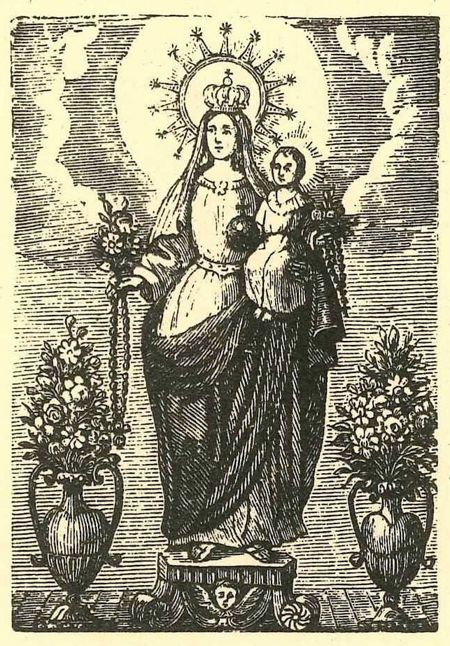 Goigs a la Mare de Déu del Roser. Santa Maria del Mar a Barcelona ...