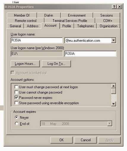 SAP BO: Business Objects XIR3 AD Configuration