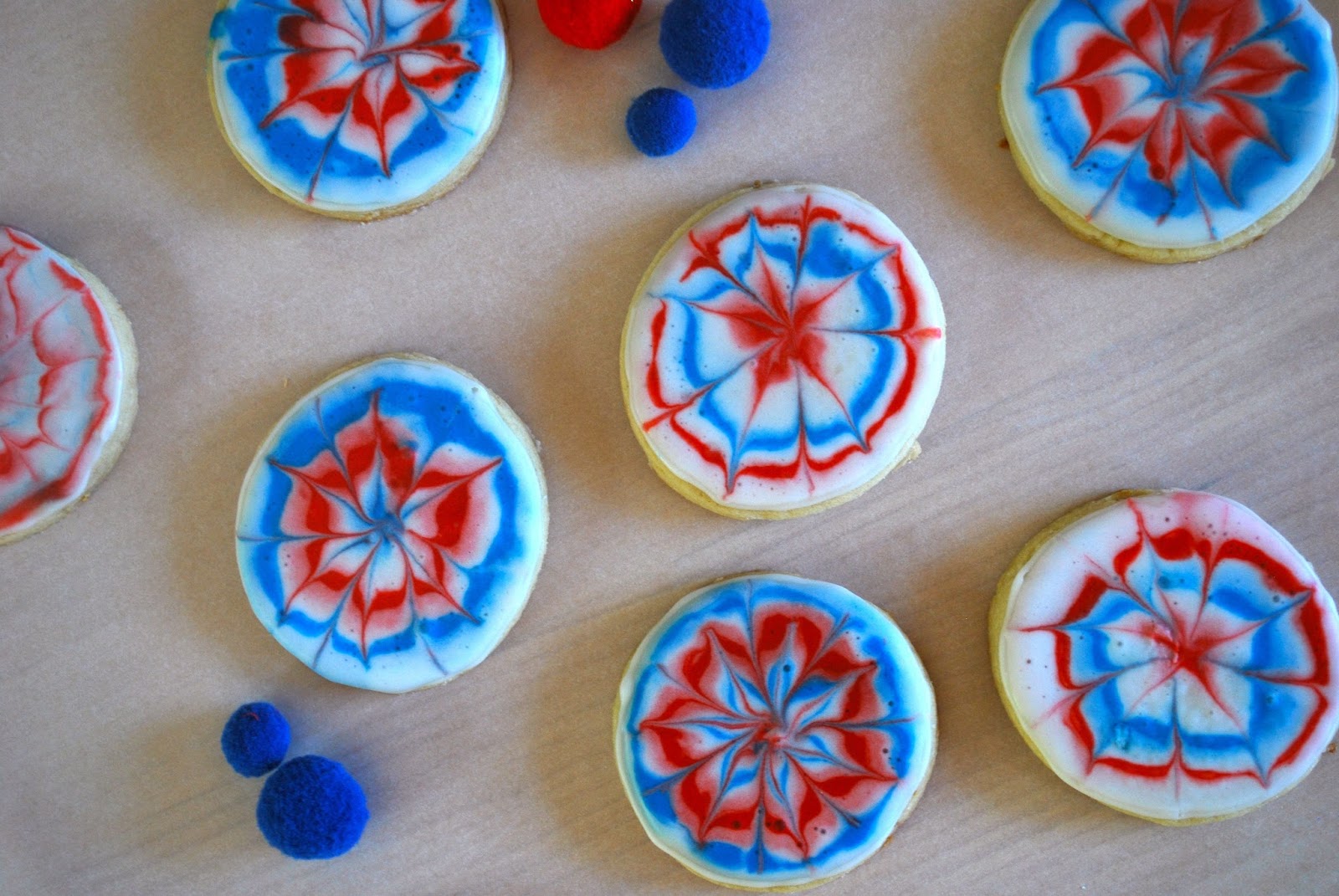 Reinventing Nadine: Forth of July Fireworks Cookies