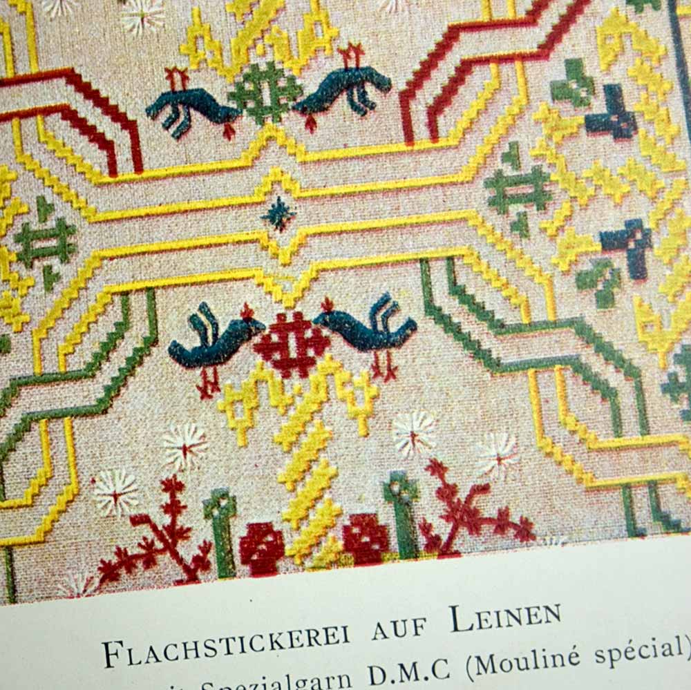 Details in the Decor: 1915 German Vintage Handcrafts Book