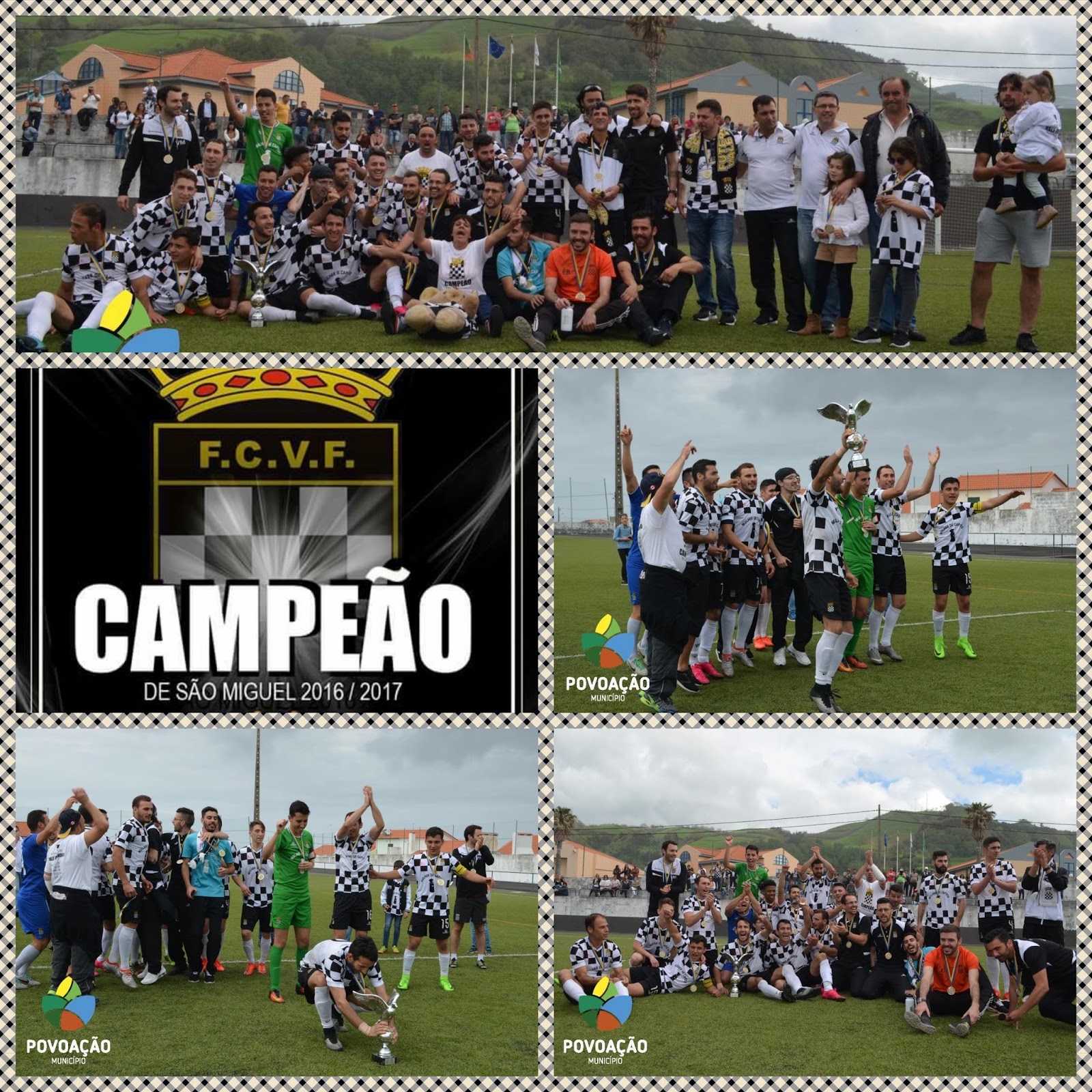 VALE FORMOSO RECEBE A TAÇA DE CAMPEÃO DO CAMPEONATO DE SÃO MIGUEL 2016/ ...