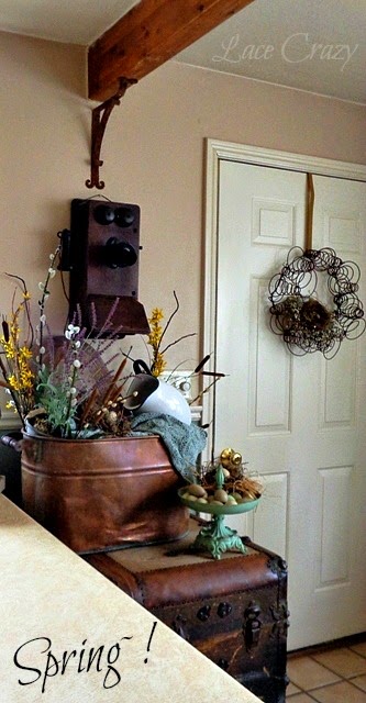 Lace Crazy: Spring Farmhouse Kitchen Decor...