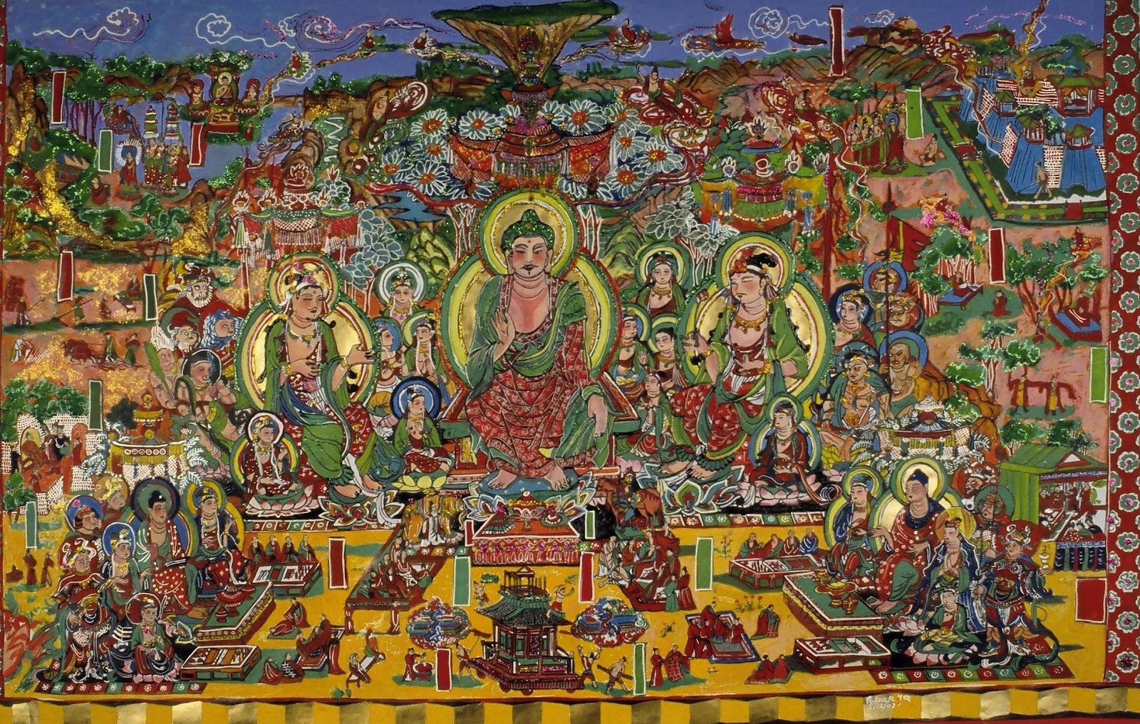 Patrick Yee Illustration: Buddha paintings