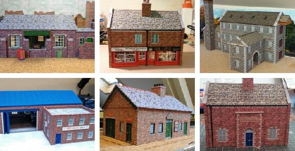 Model trains layouts: Model train buildings ho scale police station