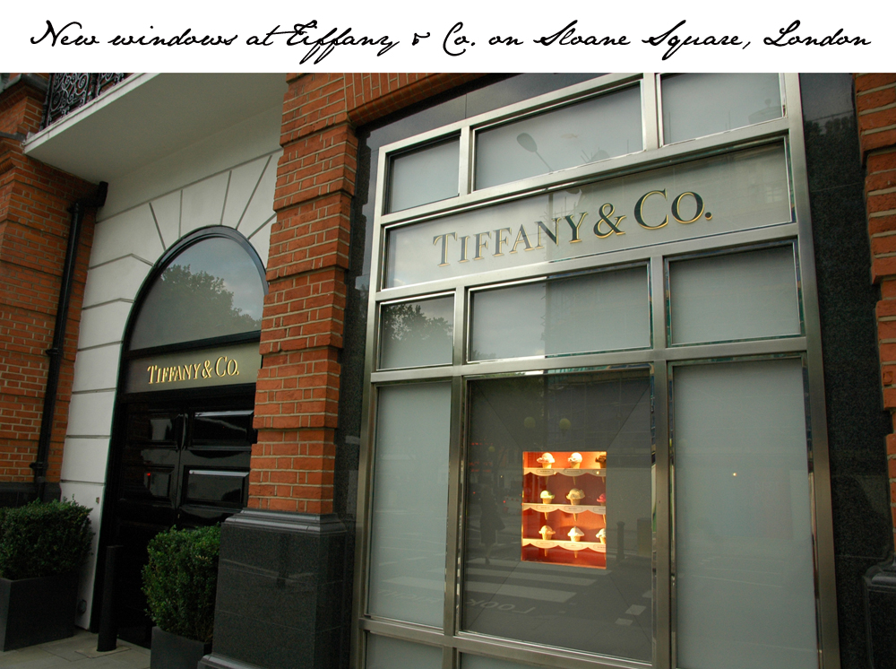 Tiffany & Co.'s new windows on Sloane Square - Emily Jane Johnston