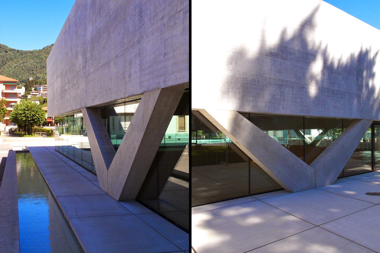 Three Buildings in Chiasso