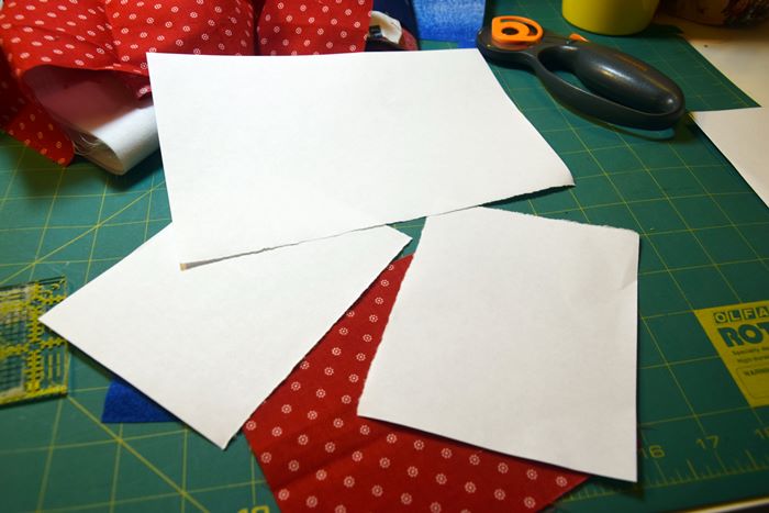 Joy's Jots, Shots & Whatnots: Patriotic Fabric Card