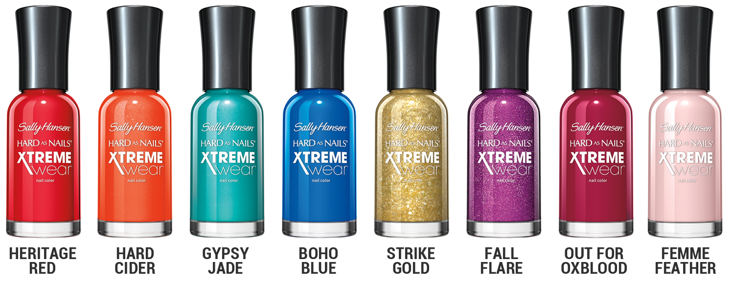 Chalkboard Nails News: Sally Hansen Hard As Nails Xtreme Wear for Fall 2015