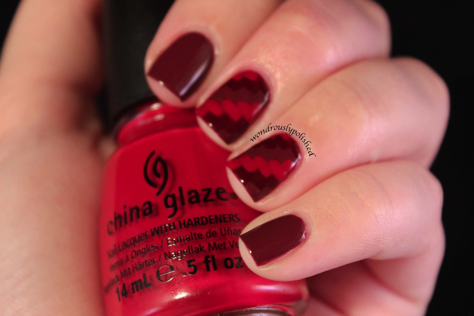 Wondrously Polished 31 Day Nail Challenge Day 1 Red