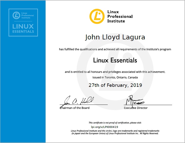 My Cybersecurity Journal: LPI Linux Essentials