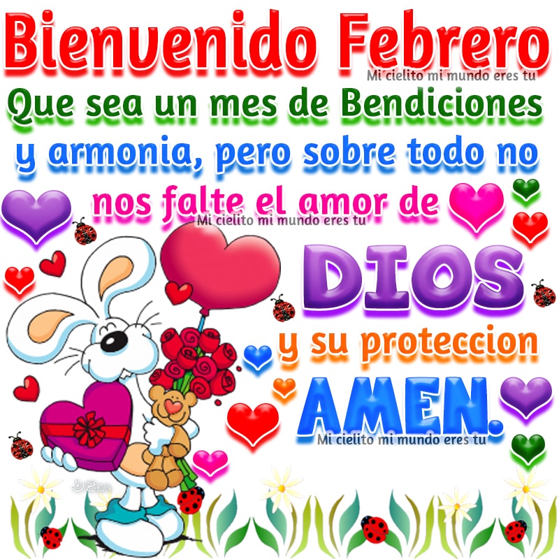 ღ Mi cielito mi mundo eres tu ღ: Bienvenido Febrero