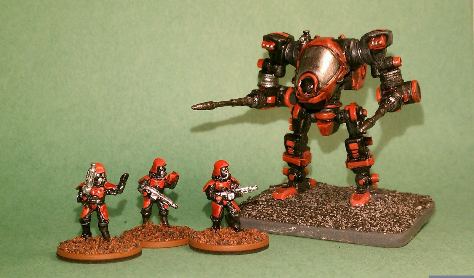 Basement Gaming Bunker: Rebel Minis HAMR - converted and painted