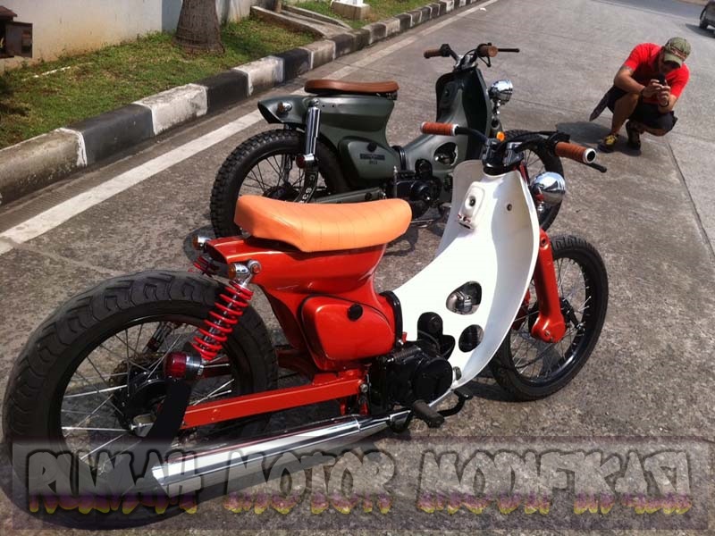 MODIFIKASI MOTOR STREET CUB