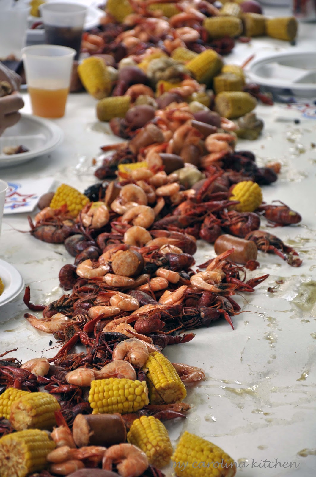 My Carolina Kitchen: An Authentic Cajun Crawfish Boil at the Lake