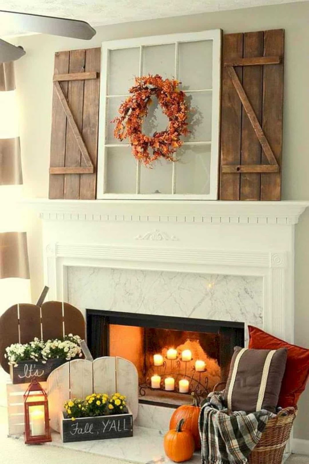 34 Rustic fall home decor