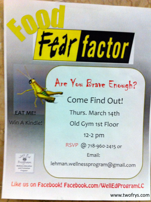 Two Frys: Food Fear Factor