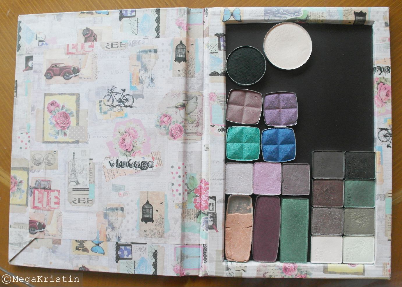 How To Depotting Eyeshadow/BlushOn/Bronzer to MakeUp palette | Mega Kristin