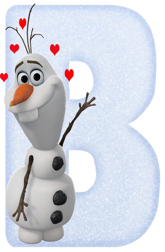 Amoroso Alfabeto de Olaf. - Oh my Alfabetos!