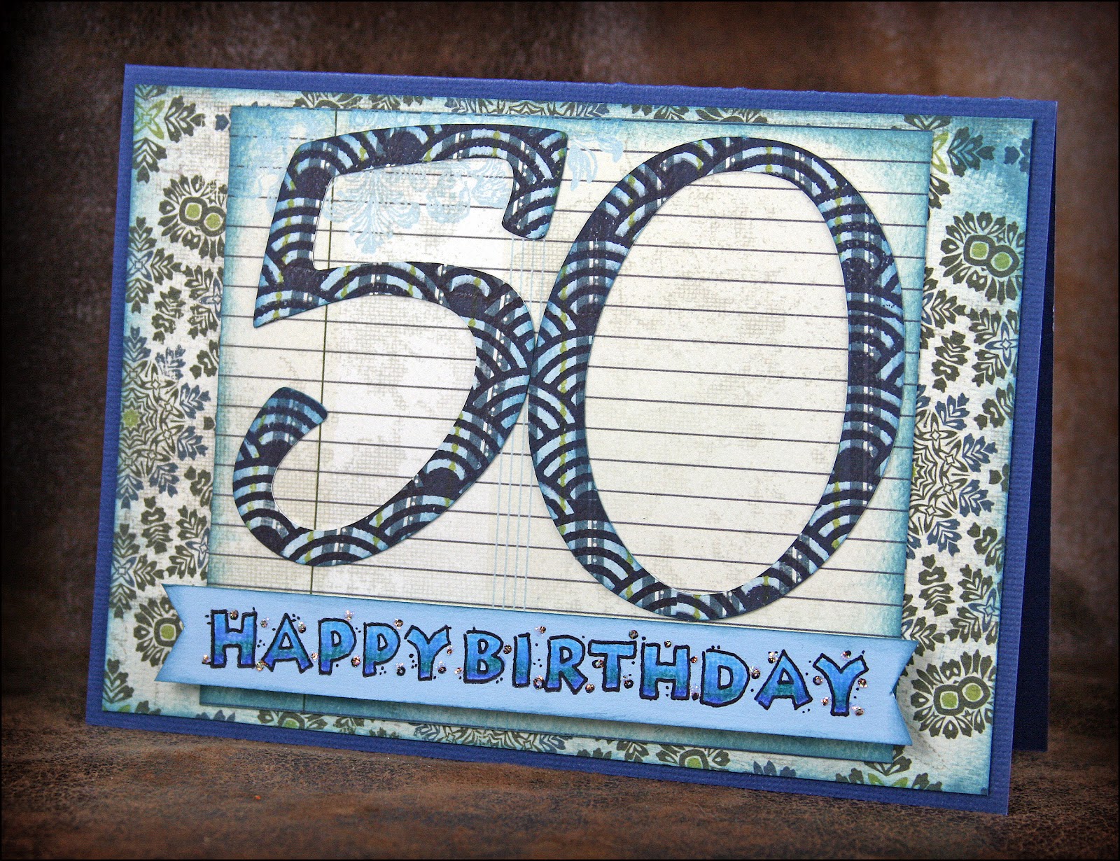 Savor the Memories: myStampBOX: 50th Birthday Card