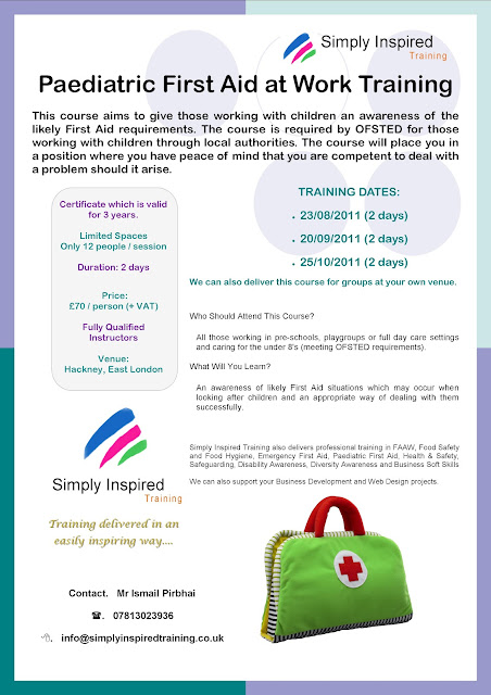 Paediatric First Aid Training Course in E.London