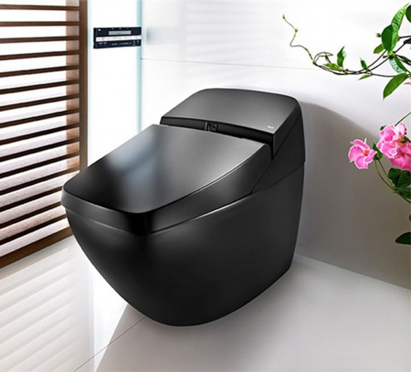 Modern Sleek Toilet Design with High Technology