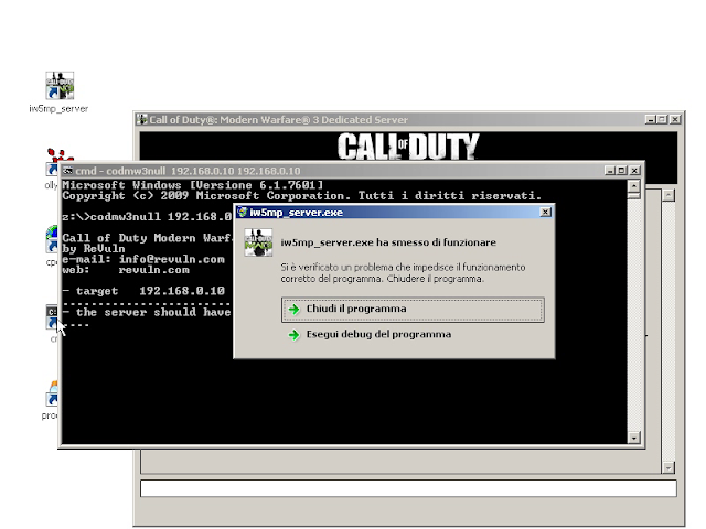 REVULN: Call of Duty: Modern Warfare 3 NULL pointer dereference [13 Nov ...