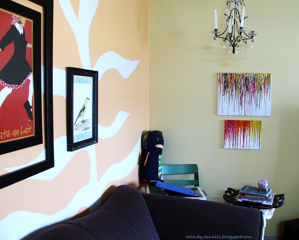 Living Creatively: Paint Splotch Creatures