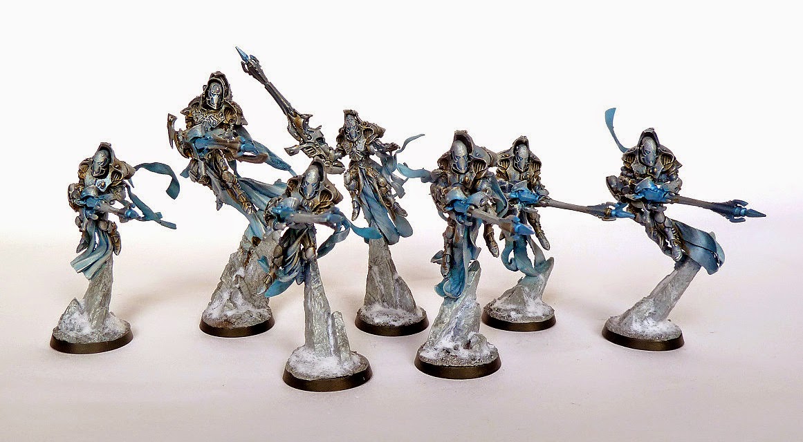 Showcase: Eldar Shadow Spectres Aspect Warriors - Tale of Painters