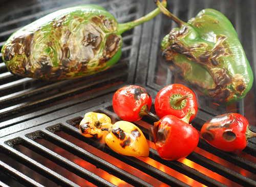 Grilling 101: How To Fire Roast Chile Peppers