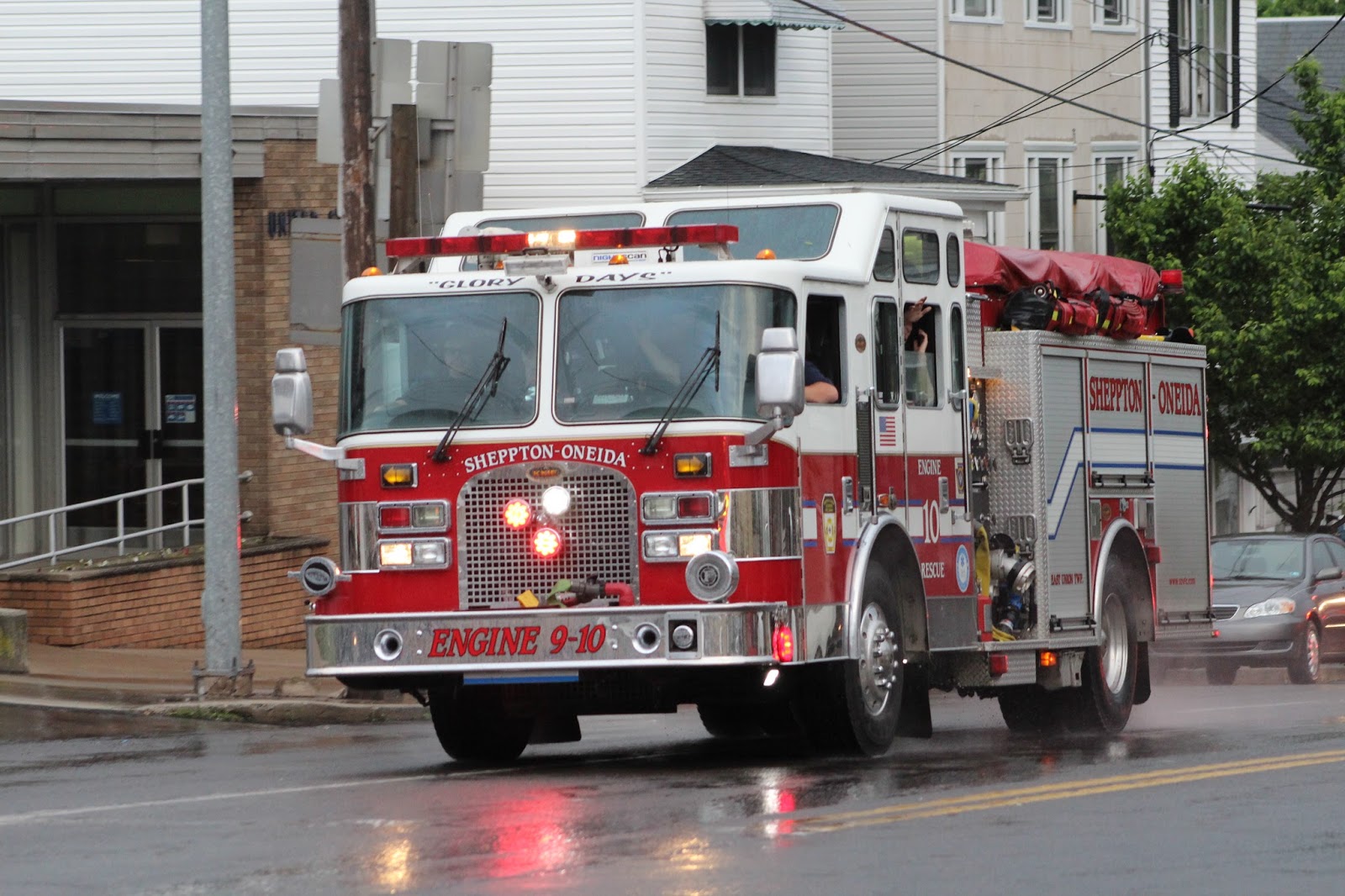 Friendship Fire Company Kicks Off Block Party with Fire Truck Parade