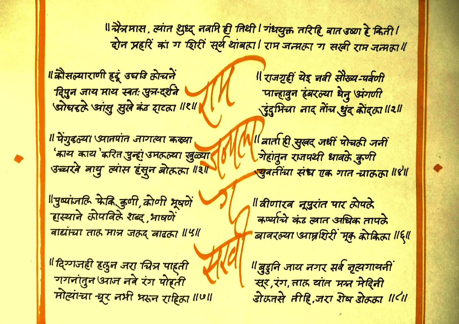 Calligraphic Expressions.... .... by B G Limaye: Calligraphy -01.04.2012
