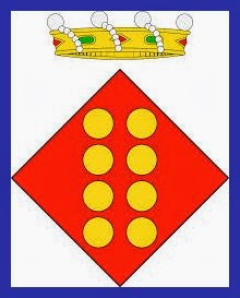 MIL Y UNA HISTORIAS : Escudo de armas de la familia de Moncada