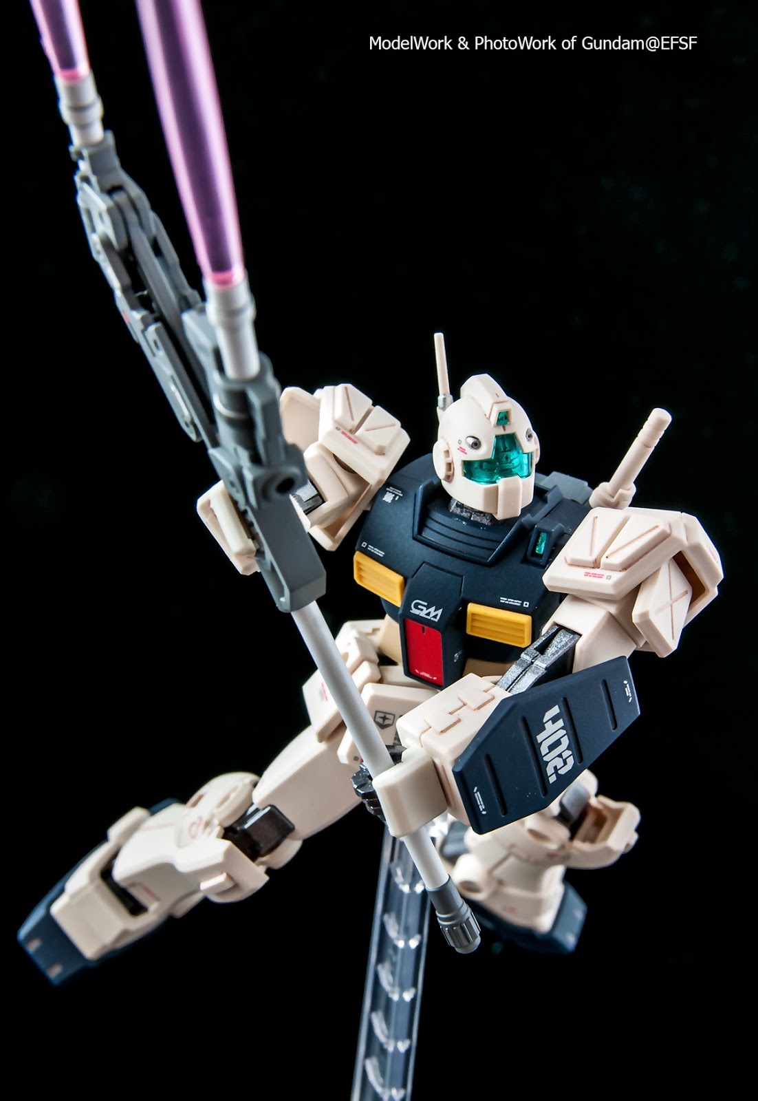 The WhiteBase of Gundam@EFSF: GM II Semi Striker【吉姆II・現地改修打擊型】丟勇治的架!!!