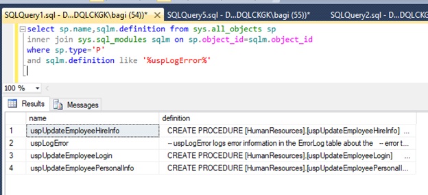 Microsoft Business Intelligence: Get the user Stored Procedure ...