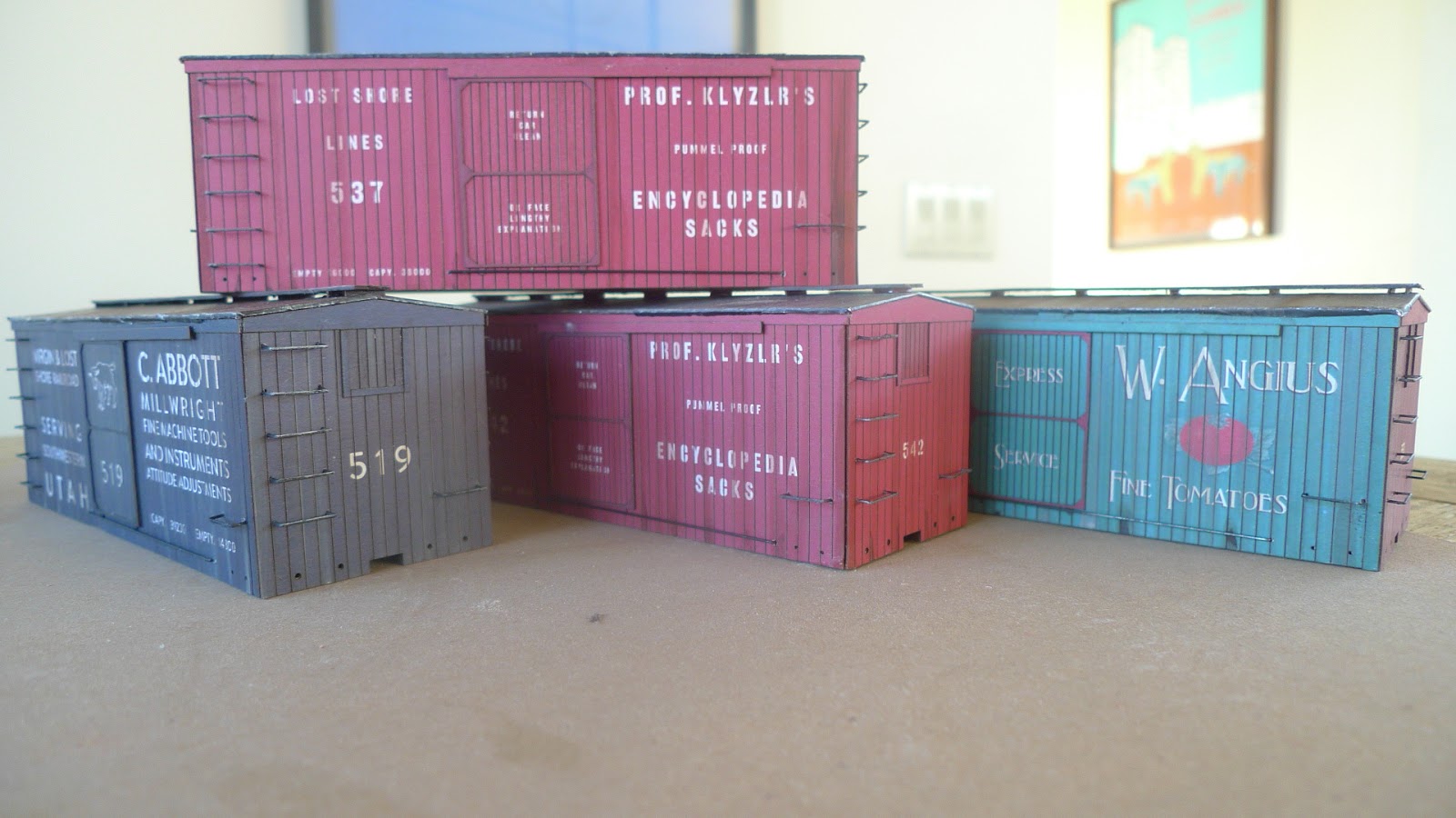 Random Railroad: Paper Boxcars 03