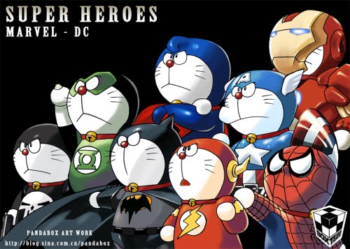 THE BEST NEW WALLPAPER COLLECTION: doraemon super heroes wallpaper
