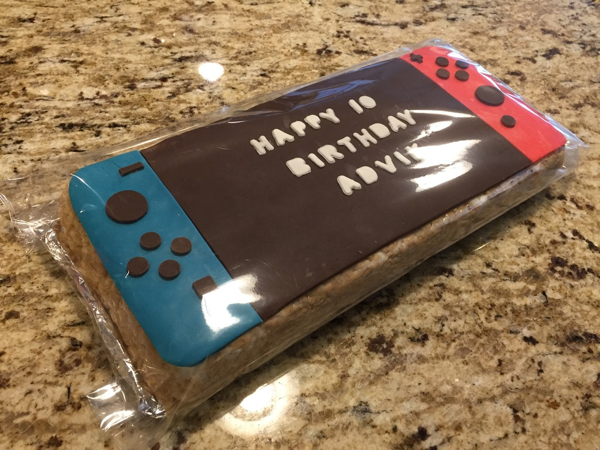 Nintendo Switch Rice Krispie Treat