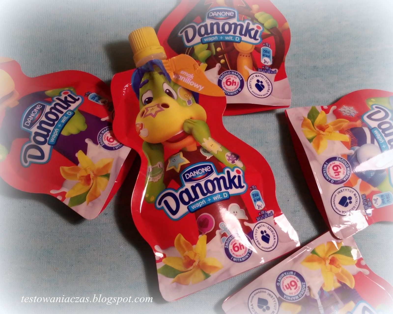 Testowanie z trnd: Danonki w saszetce wanilia i truskawka ...