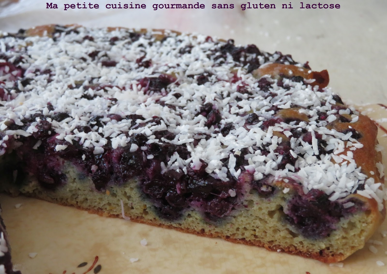 Gâteau aux myrtilles et aux fruits rouges sans gluten ni lactose - Ma ...