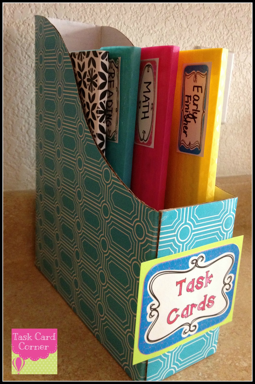Task Card Corner: Task Card Storage & Organization