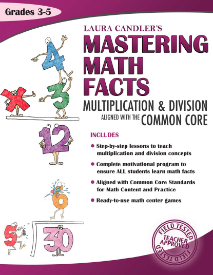 Laura Candler's Mastering Math Facts - Beach Sand
