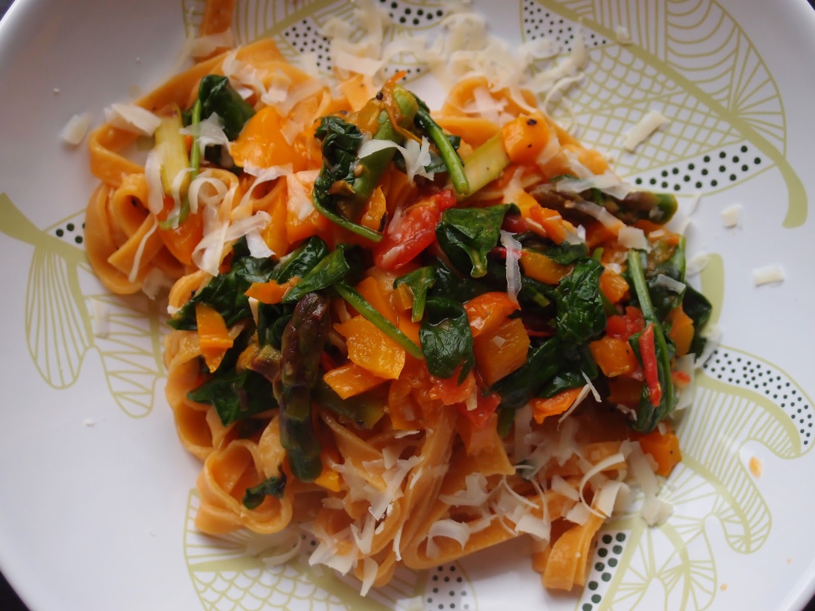 The VegHog: Mixed vegetable pasta